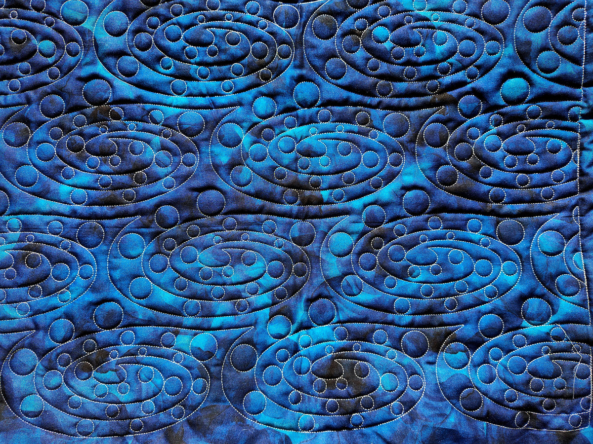 Spiral Circle, Digital quilting pattern, design, pantograph,E2E – QUILTOFF