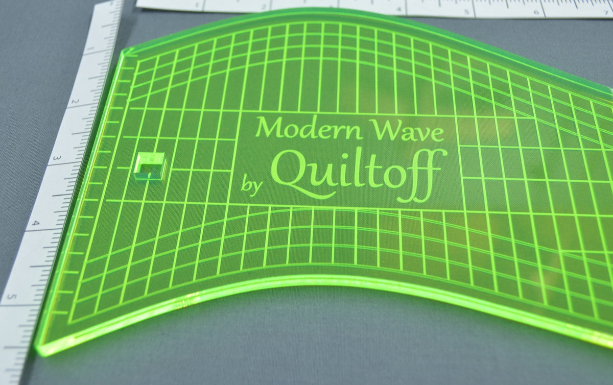 Longarm quilting ruler, Modern Wave – QUILTOFF